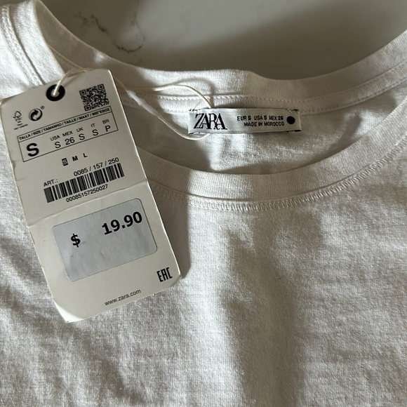 Zara | Tops | Zara Flared Basic Tee | Poshmark